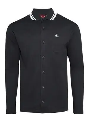 Gucci Long-sleeve Polo - Anthracite