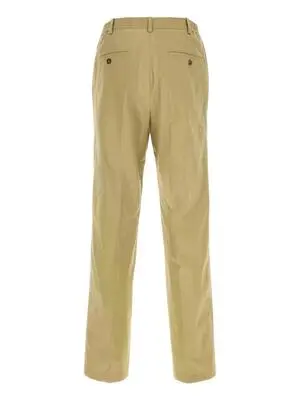 A.p.c. Dylan Trousers Tailored Cotton Straight Leg - Neutrals