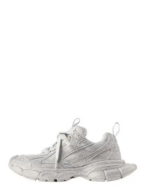 Balenciaga 3xl Sneakers With Rhinestone Embellishments - Light Grey