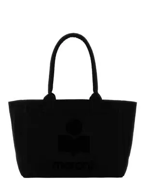 Isabel Marant Étoile Cotton Yenky Zipped Shopping Bag - Black