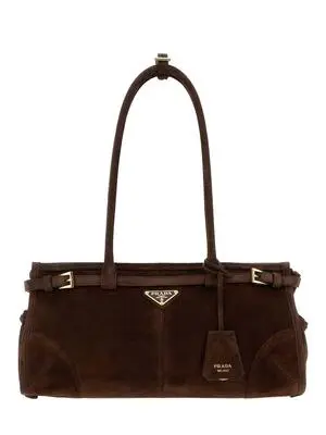 Prada Bonnie Shoulder Bag - Brown