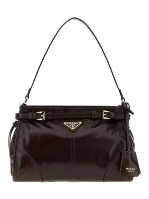 Prada Bonnie Shoulder Bag - Brown