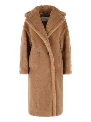 MAX MARA Max Mara Teddy Camel And Silk Coat