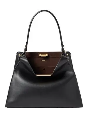 Fendi Way Medium Bag In Calf Leather - Black