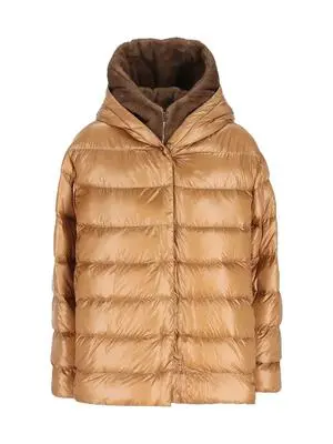 Herno Padded Zip Jacket - Brown