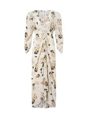 Isabel Marant Étoile Albini Printed Silk Midi Dress - Multicolor