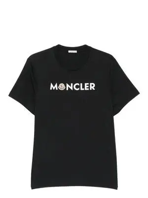 Moncler Logo Cotton T-shirt - Multicolor