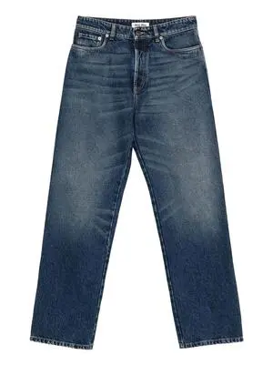 Miu Miu Five-pocket Loose Fit Denim Jeans - Blue