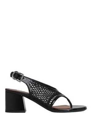 Alaïa Fishnet Sandal 55 - Black