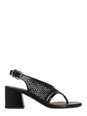 Alaïa Fishnet Sandal 55 - Black