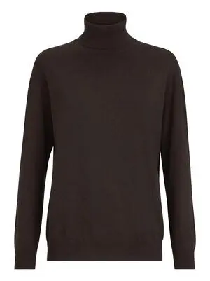 Brunello Cucinelli Cashmere Turtleneck Sweater - Brown