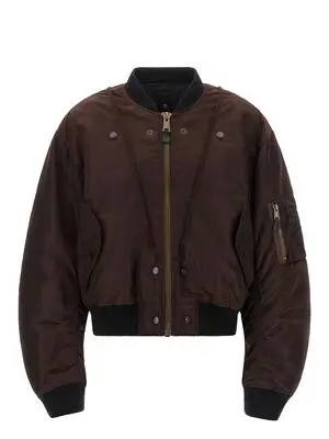 MAISON MARGIELA Reversible Quilted Bomber Jacket - Brown