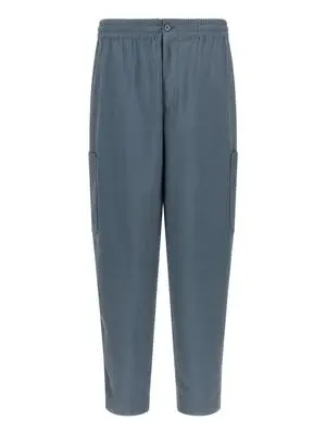Kenzo Wool Blend Cargo Joggers - Gray