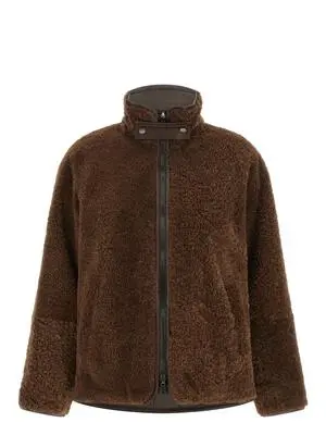Brunello Cucinelli Reversible Shearling And Leather Jacket - Brown