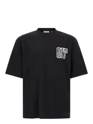 Off-White Motion Arrow Skate' T-shirt - Black