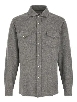 BRUNELLO CUCINELLI Brunello Cucinelli Men Western Shirt