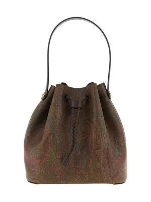 Etro Arnica Small Bucket Bag - Brown