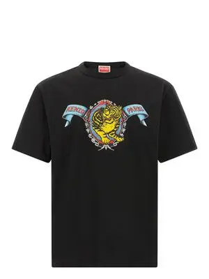 Kenzo Jumping Tiger' T-shirt - Black