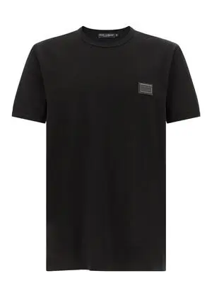 Dolce & Gabbana Metal Plate T-shirt - Black