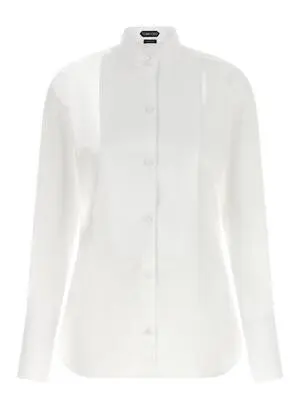 TOM FORD TOM FORD Tuxedo Shirt With Korean Collar