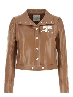 COURREGES Courrèges Reedition Vinyl Jacket Brown