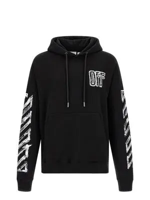 Off-White Motion Arrow Skate Hoodie - Black