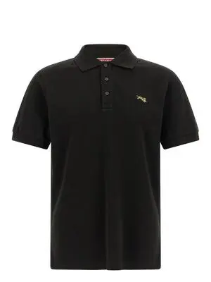 Kenzo Happy Tiger' Polo Shirt - Black