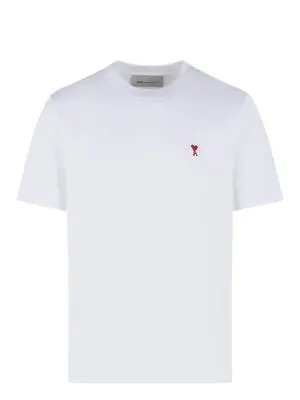 AMI Paris Cotton T-shirt - White