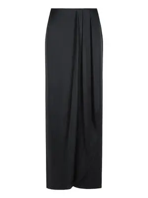 MAISON MARGIELA MAISON MARGIELA Silk Blend Midi Skirt