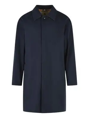 Burberry Camden Cotton Trench Coat - Blue