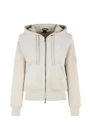 Moose Knuckles Ivory Cotton Sweatshirt - Cream