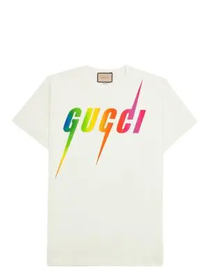 Gucci Logo Cotton T-shirt - White