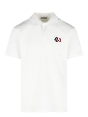 Moncler Cotton Polo Shirt - White