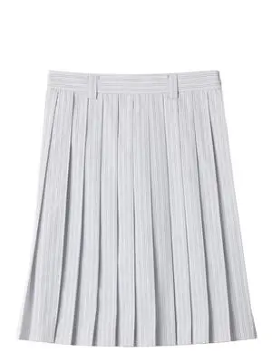Miu Miu Cotton Skirt - Gray