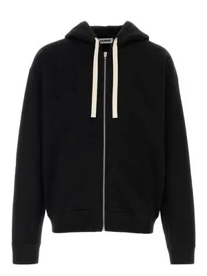 JIL SANDER Cotton Sweatshirt - Black
