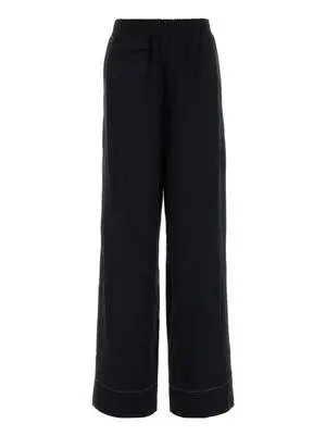 A.p.c. Wide-leg Viscose Blend Pants - Blue
