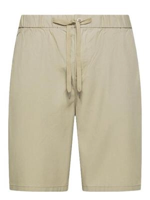 SUN 68 Drawstring Waist Shorts - Beige, Gray
