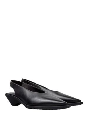Camper Anita Slingback Pointed Toe Flat - Black