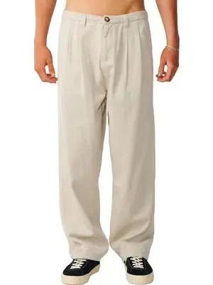Rip Curl Rip Curl Disorder Twill Wide Leg Pants Cool Grey