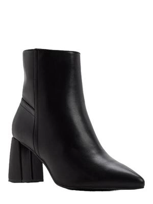 Aldo Janb Pointed Toe Block Heel Bootie - Black