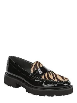 Franco Sarto Saffron Lug Sole Loafers - Black