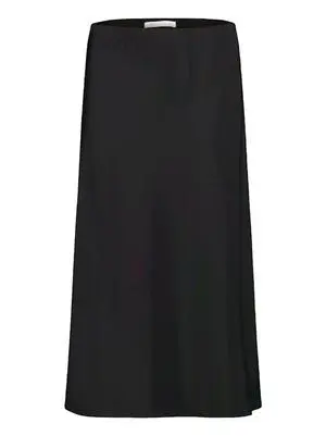 BETTY & CO Satin Finish Midi Skirt - Black