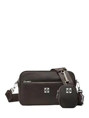 Tory Burch Virginia Logo-plaque Shoulder Bag - Brown