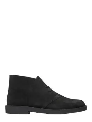 Clarks Suede Desert Boots - Black