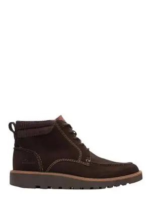 Clarks Barnes Mid Lace-up Boots - Brown