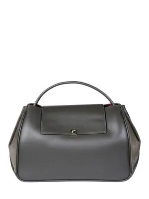 COCCINELLE Pansy Bag With Top Handle And Flap Closure - Green