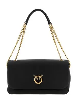 Pinko Crossbody Bag Horizontal Chain - Black