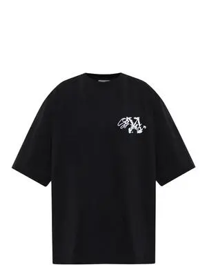 Off-White T-shirt Stroke 2 Arrow Skate S/s - Black