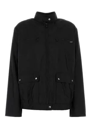 Prada Re-nylon Windbreaker Jacket - Black
