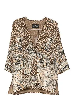 Etro Silk Jacket - Multicolor
